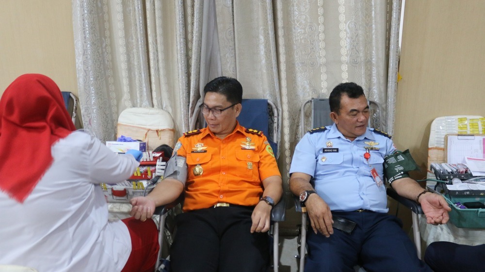 Soliditas Kemanusiaan, Donor Darah HUT Basarnas di Palembang Melebihi ...