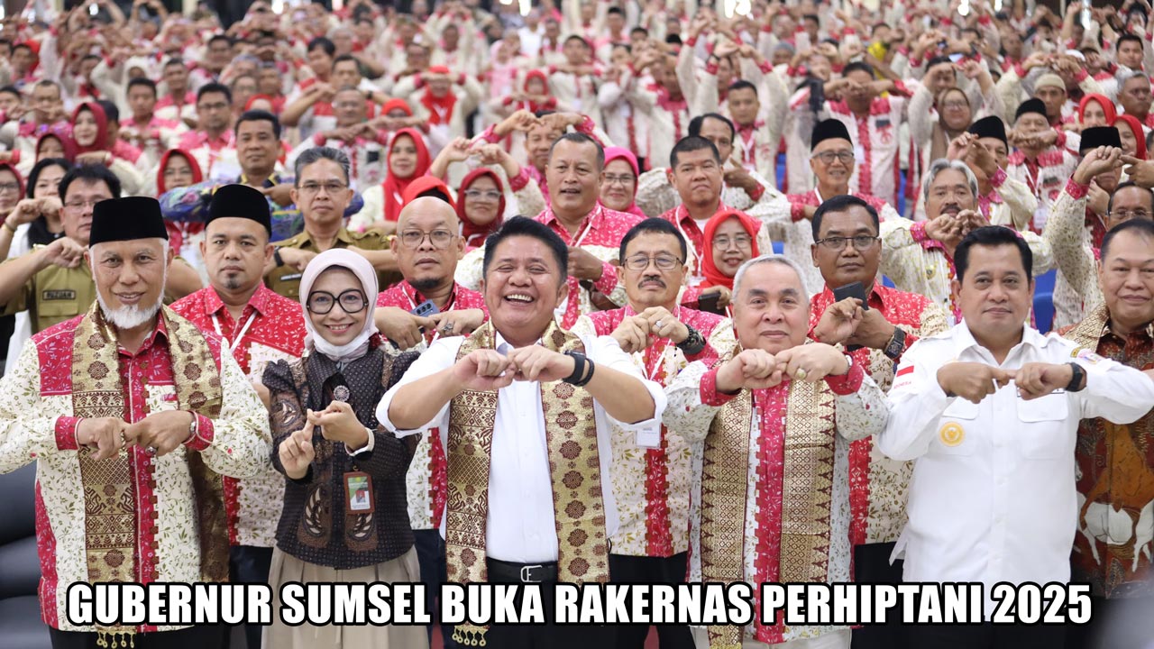 Rakernas Perhiptani 2025 di Palembang, Gubernur Sumsel Herman Deru ...