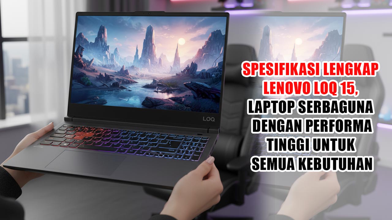 Spesifikasi Lengkap Lenovo LOQ 15, Laptop Serbaguna dengan Performa Tinggi untuk Semua Kebutuhan