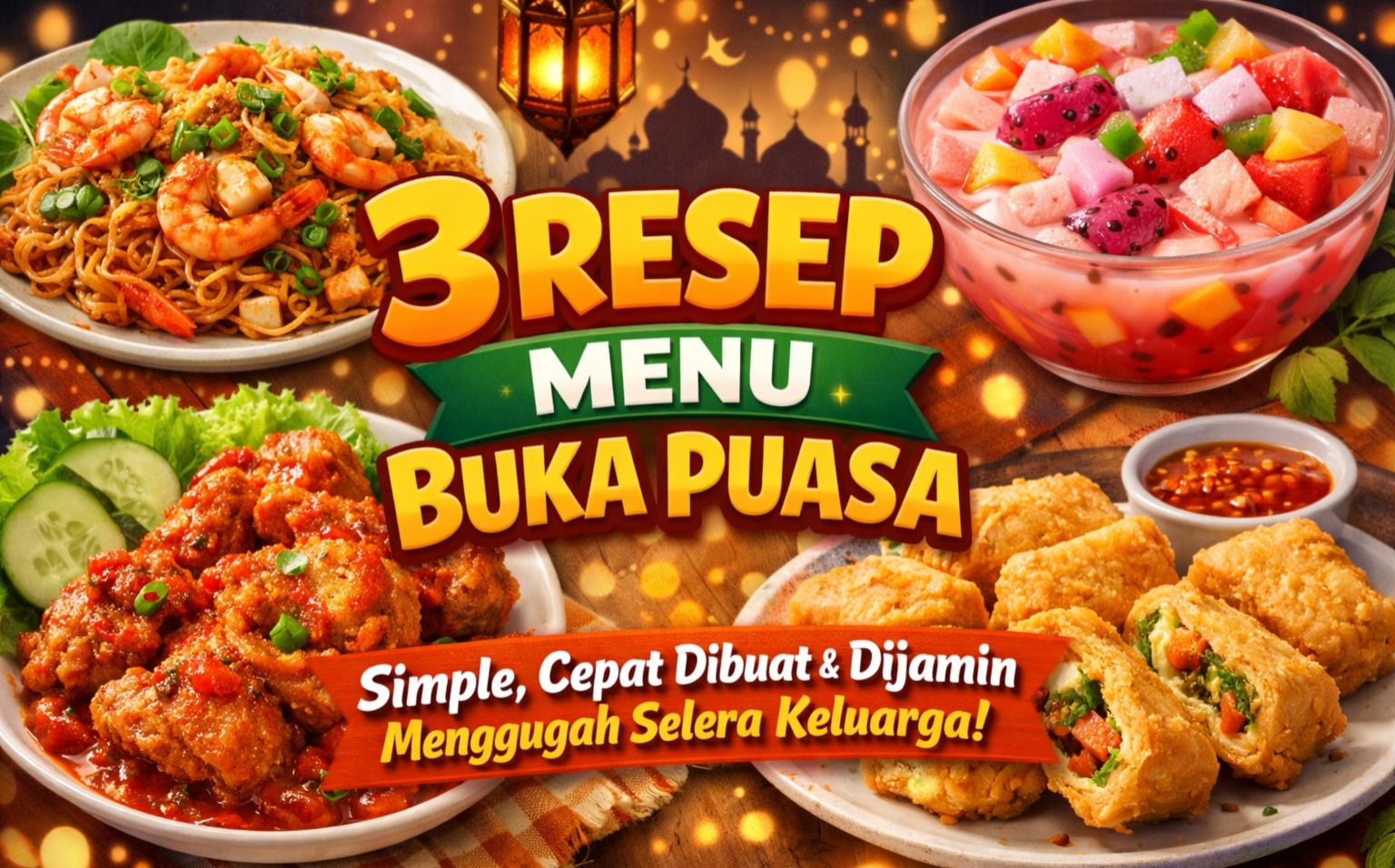 3 Resep Menu Buka Puasa yang Simple, Cepat Dibuat, dan Dijamin ...