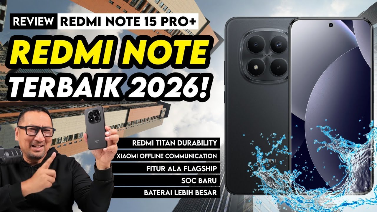 Review Redmi Note 15 Pro+! HP Redmi Terbaik Saat Ini, Ala Flagship, dgn ...