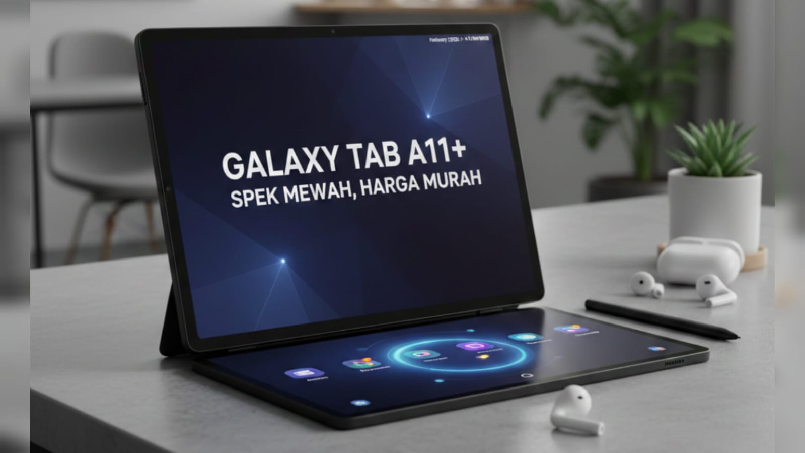 Galaxy Tab A11+ Tablet Murah dengan Spek Mewah yang Bikin Kerja Jadi Ringan
