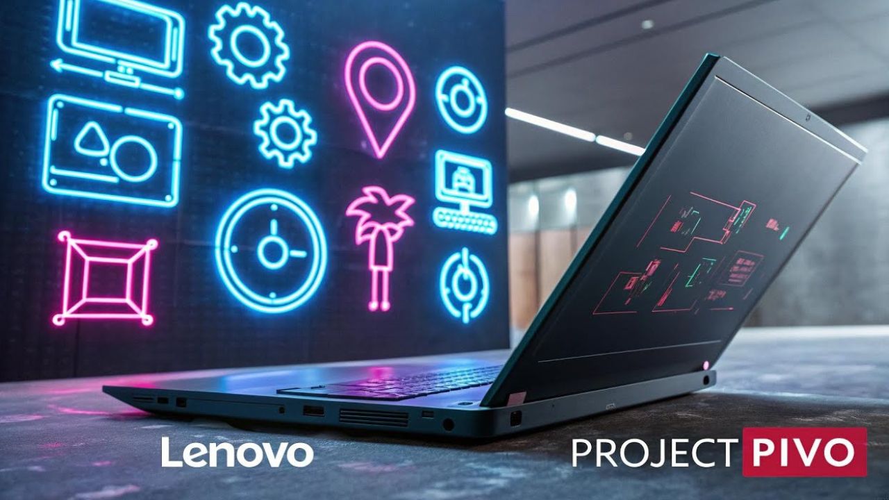 Intip Lenovo Project Pivo! Laptop Futuristik dengan Desain Layar Unik ...