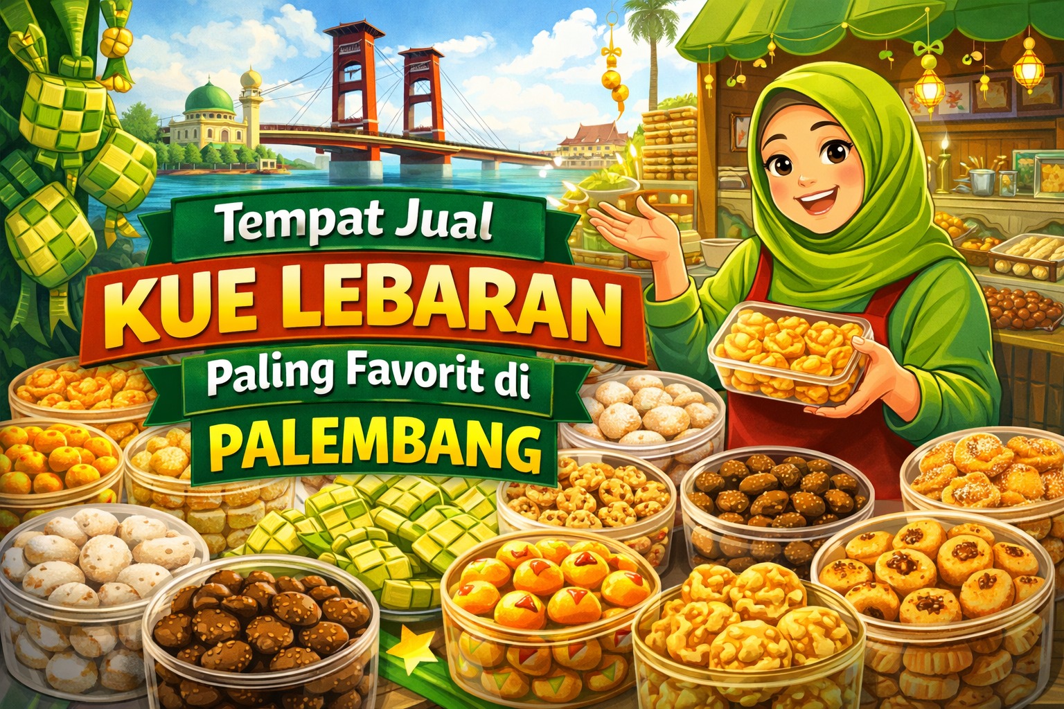 6 Rekomendasi Toko Kue Lebaran di Palembang dengan Rasa Premium, Cocok ...