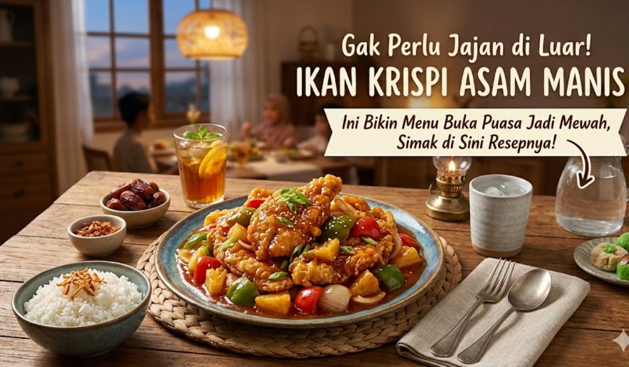 Gak Perlu Jajan di Luar! Ikan Krispi Asam Manis Ini Bikin Menu Buka ...