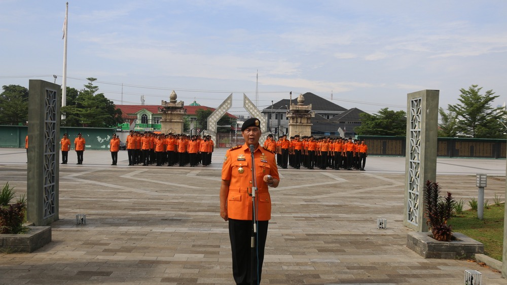Sambut HUT ke-54 Basarnas, Kantor SAR Palembang Gelar Upacara Tabur ...