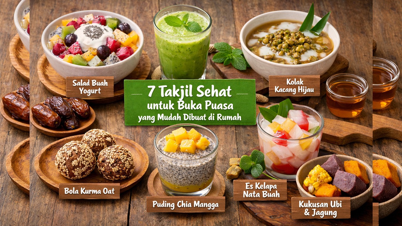 5 Rekomendasi Takjil Sehat untuk Buka Puasa yang Mudah Dibuat di Rumah