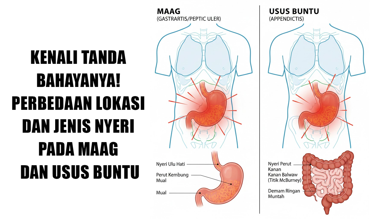 Kenali Tanda Bahayanya! Perbedaan Lokasi dan Jenis Nyeri pada Maag dan ...