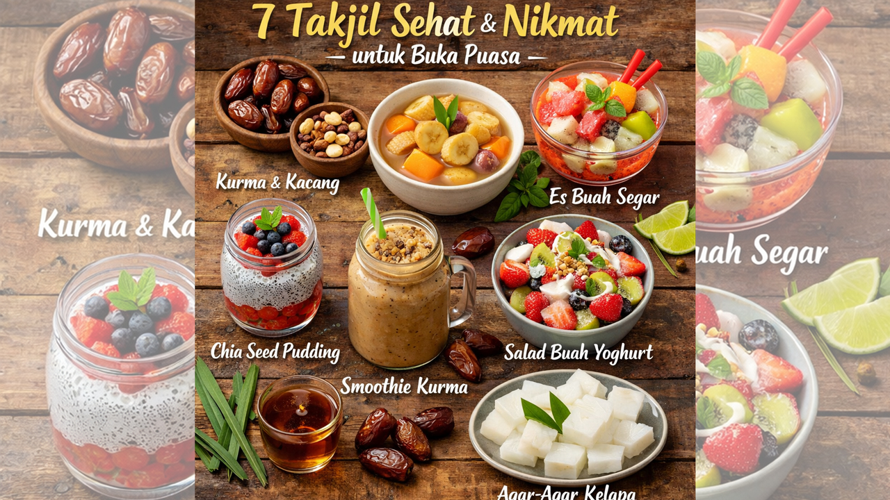 7 Takjil Sehat dan Nikmat untuk Buka Puasa, Kembalikan Energi Tanpa ...