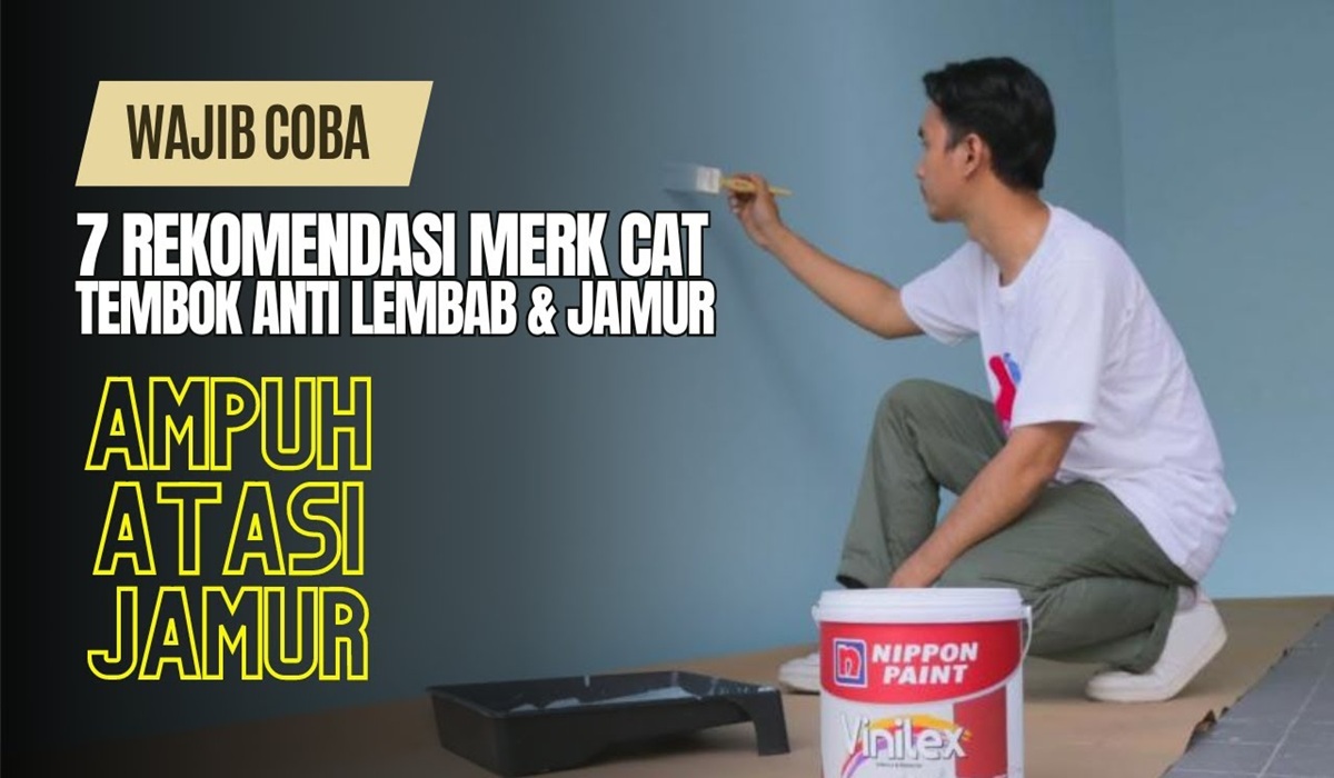 7 Merk Cat Tembok Anti Lembab dan Jamur Terbaik 2026: Dinding Awet dan ...