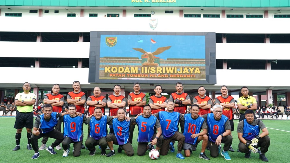 Pangdam Olahraga Bersama Prajurit dan PNS Makodam II Sriwijaya, Begini ...