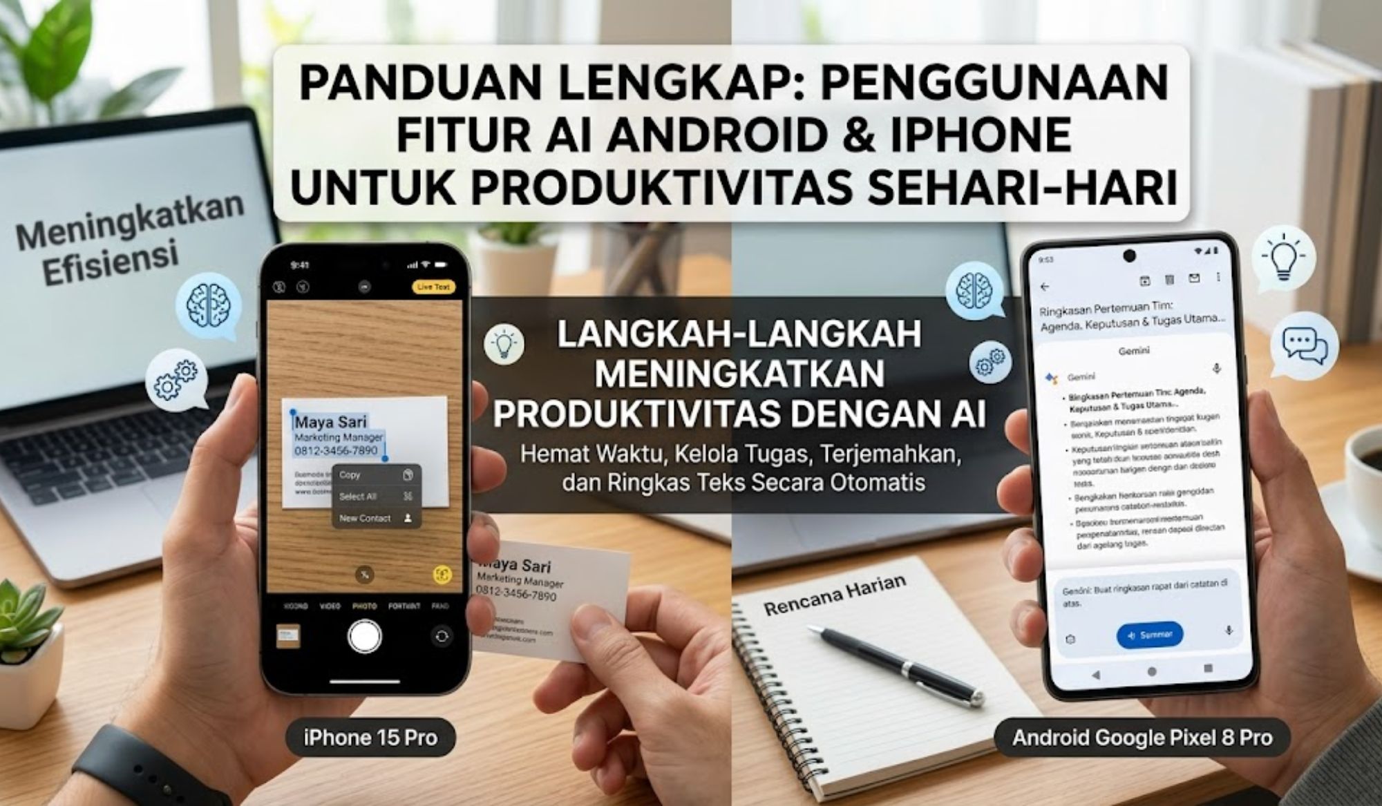 Tutorial Lengkap Menggunakan Fitur AI di Android dan iPhone untuk ...