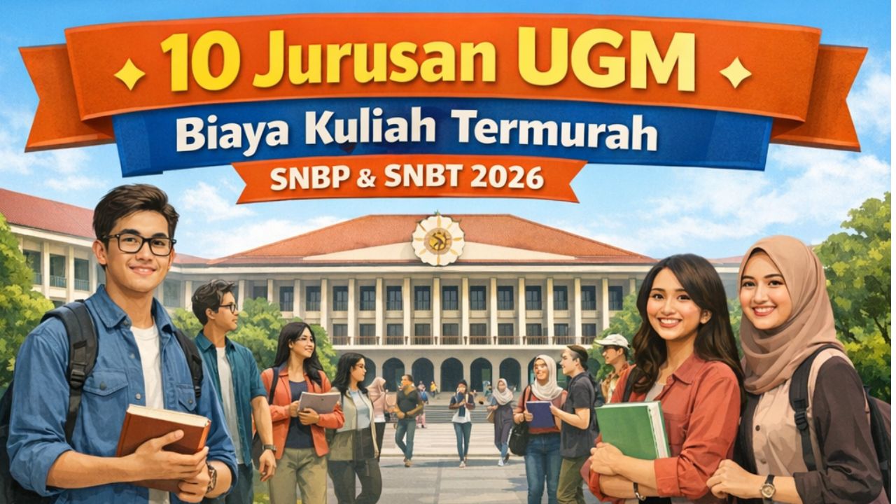 10 Jurusan UGM dengan Biaya Kuliah Termurah Jalur SNBP dan SNBT 2026!