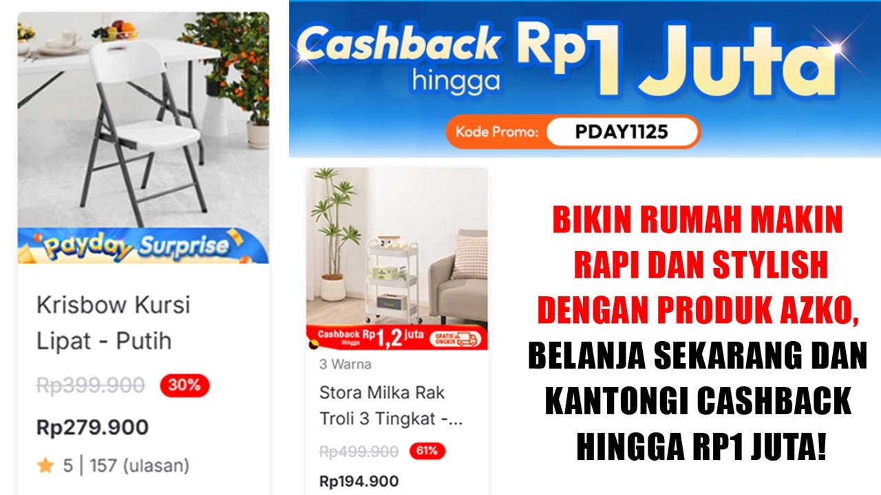 Bikin Rumah Makin Rapi dan Stylish dengan Produk AZKO, Belanja Sekarang ...