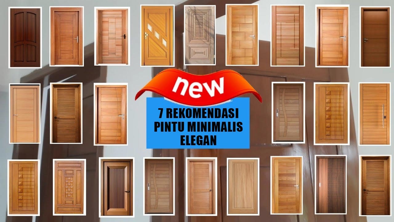 7 Pilihan Pintu Minimalis Elegan untuk Sentuhan Mewah di Rumah