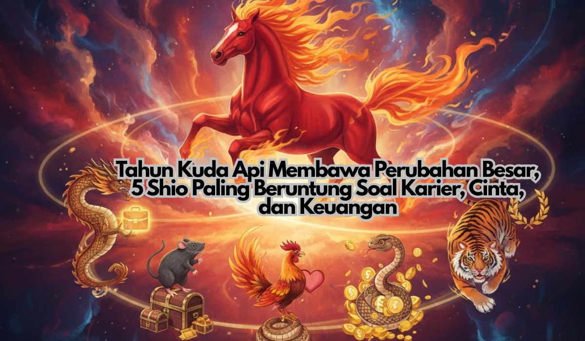 Tahun Kuda Api Membawa Perubahan Besar, 5 Shio Paling Beruntung Soal Karier, Cinta, dan Keuangan